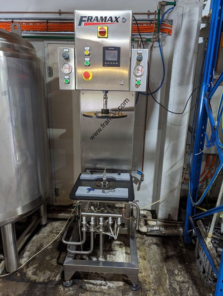 Framax one way (non returnable) keg filler. 10, 20 and 30 L keg types ...