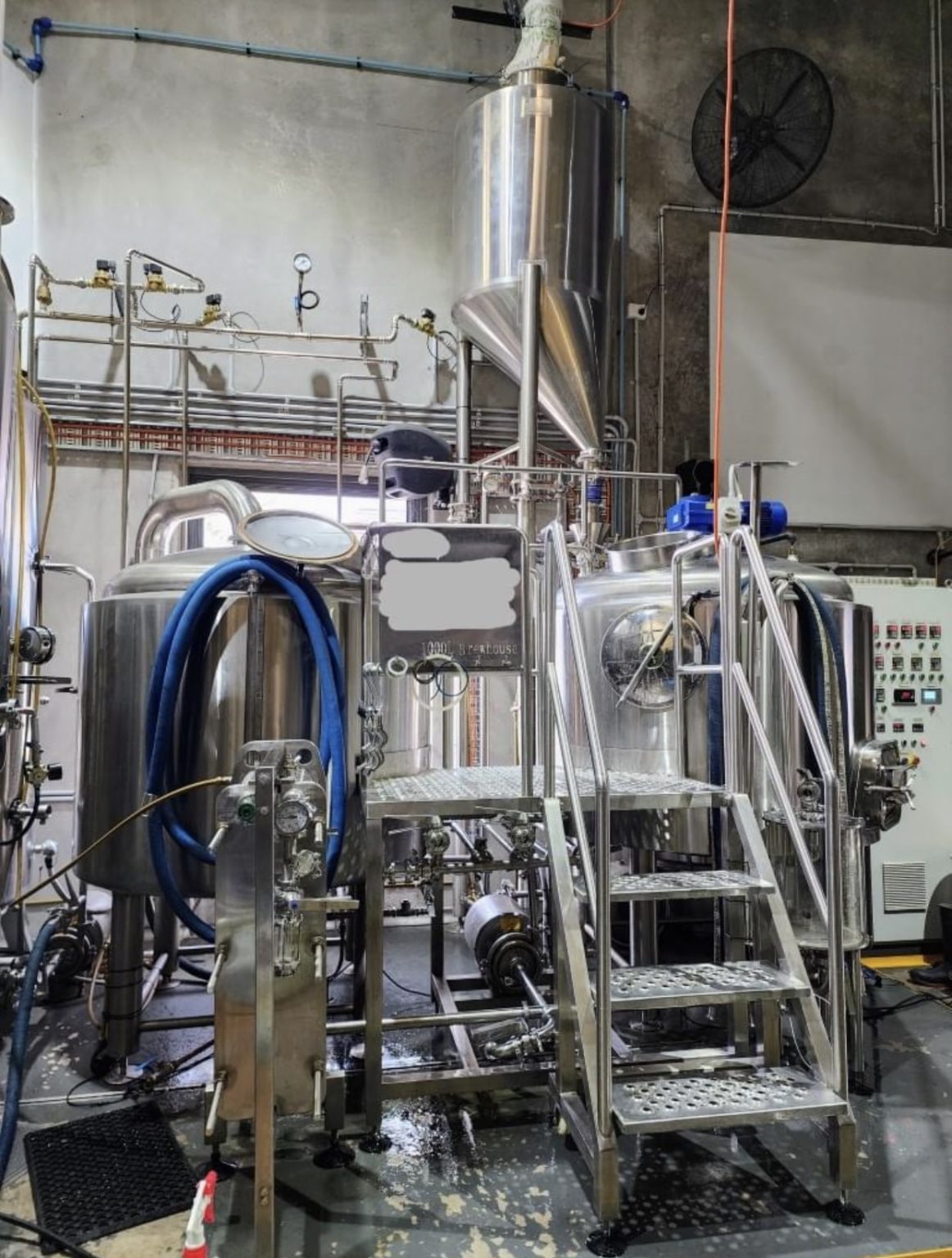 10 - 12 hL 4 Vessel Brewhouse. STEAM HEATED. - Craft Brewing Solutions ...