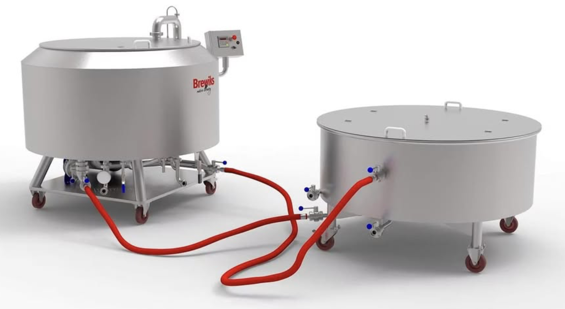 NEW BREWIKS 300 & 500 L ,TWO VESSEL MOBILE BREWHOUSES. ELECTRIC ...